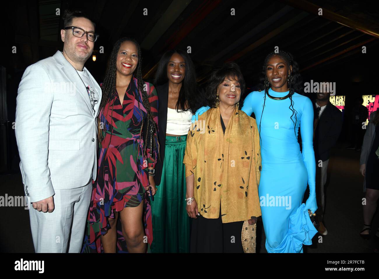 June 14, 2023, New York, New York, USA: Miles Orion Feldsott, Phylicia ...