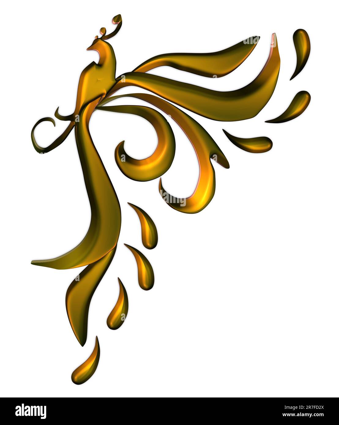 Floral edges Cut Out Stock Images & Pictures - Alamy