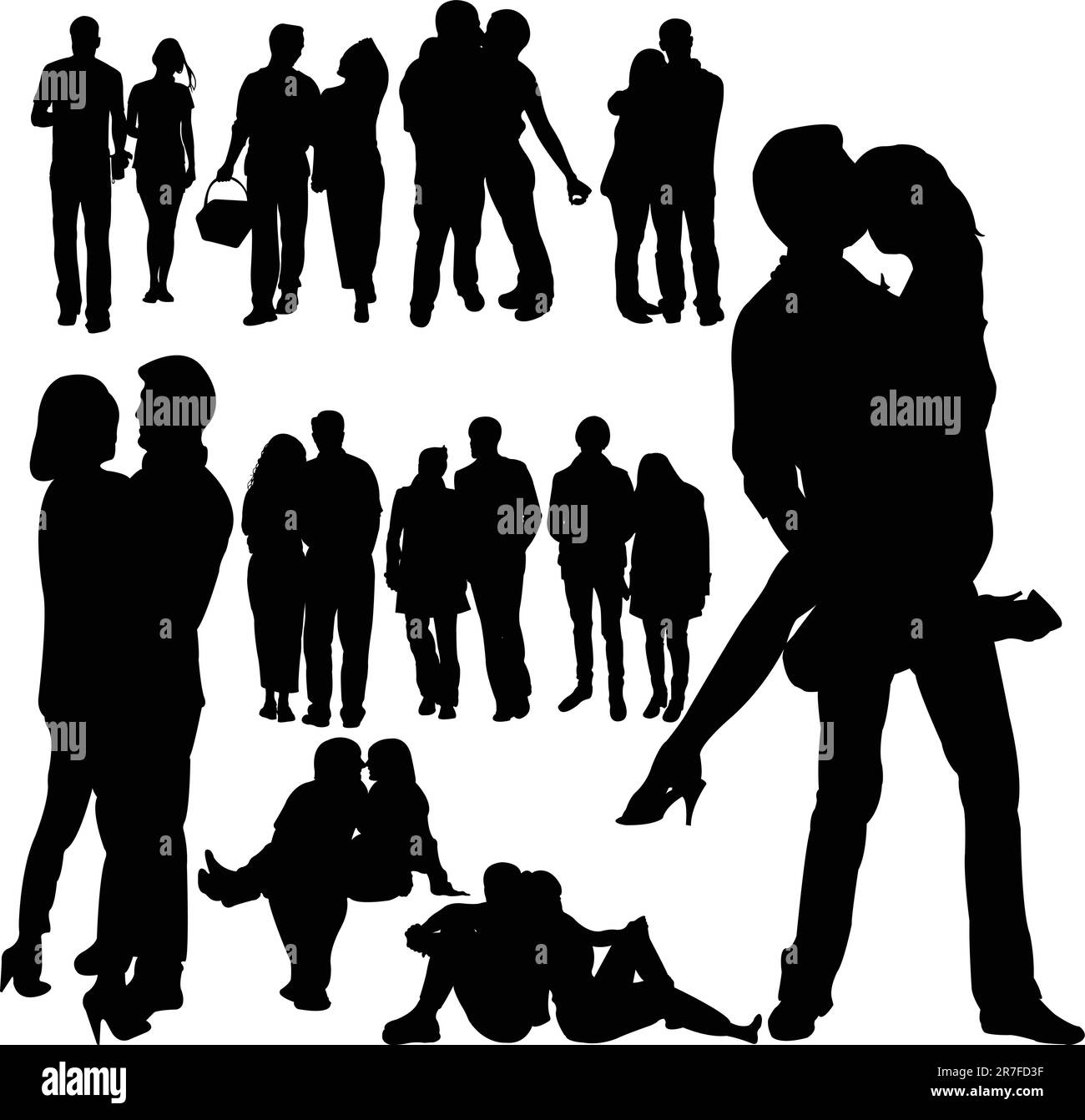 couple people collection vector Stock Vector Image & Art - Alamy