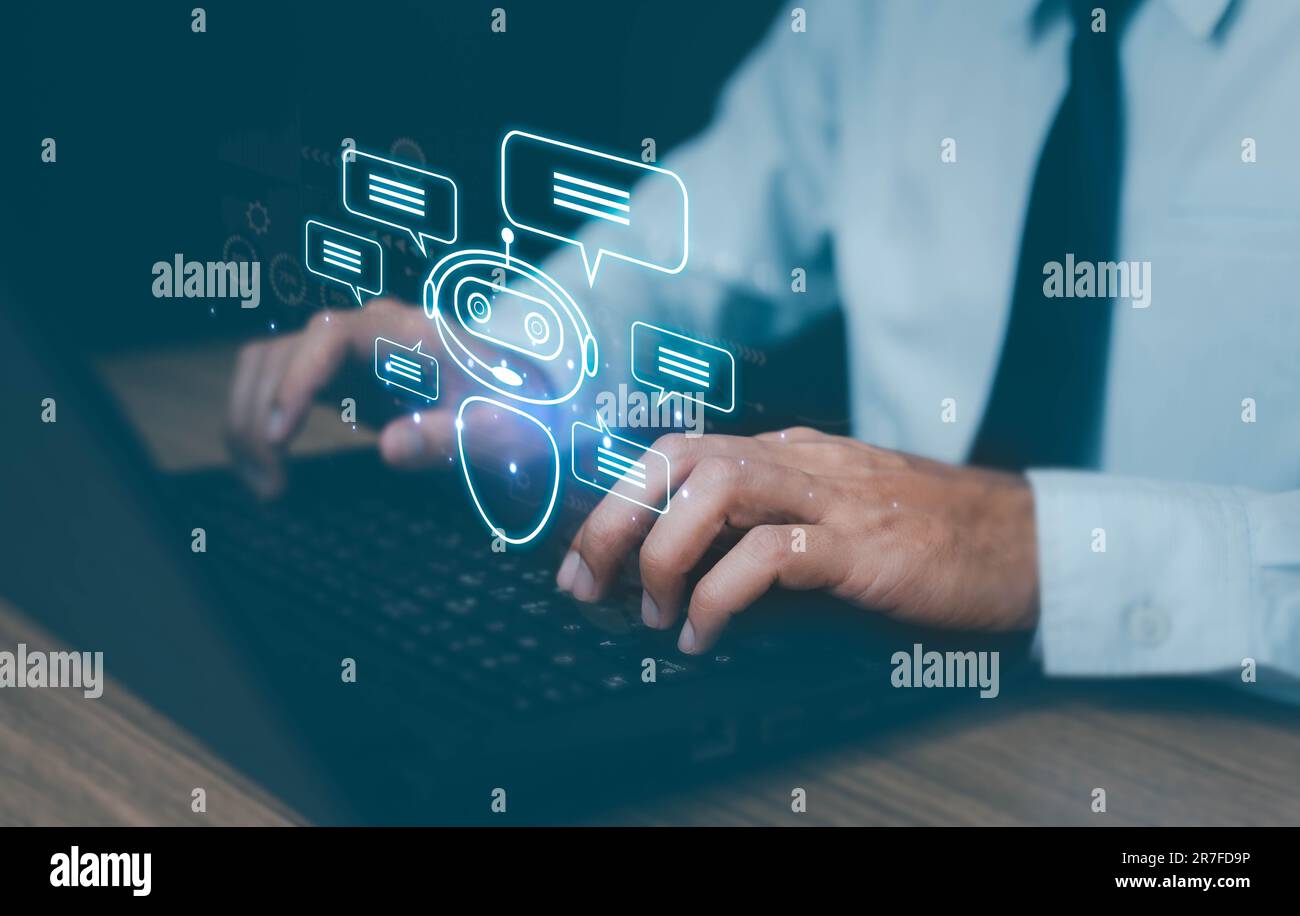 Digital chatbot hi-res stock photography and images - Alamy