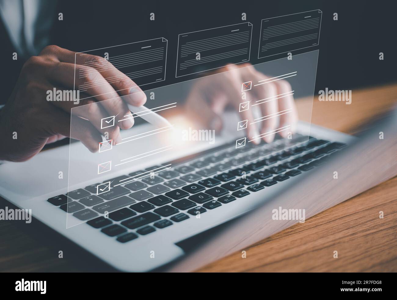 HRM, Human resources management concept. Check resume, Screening ...