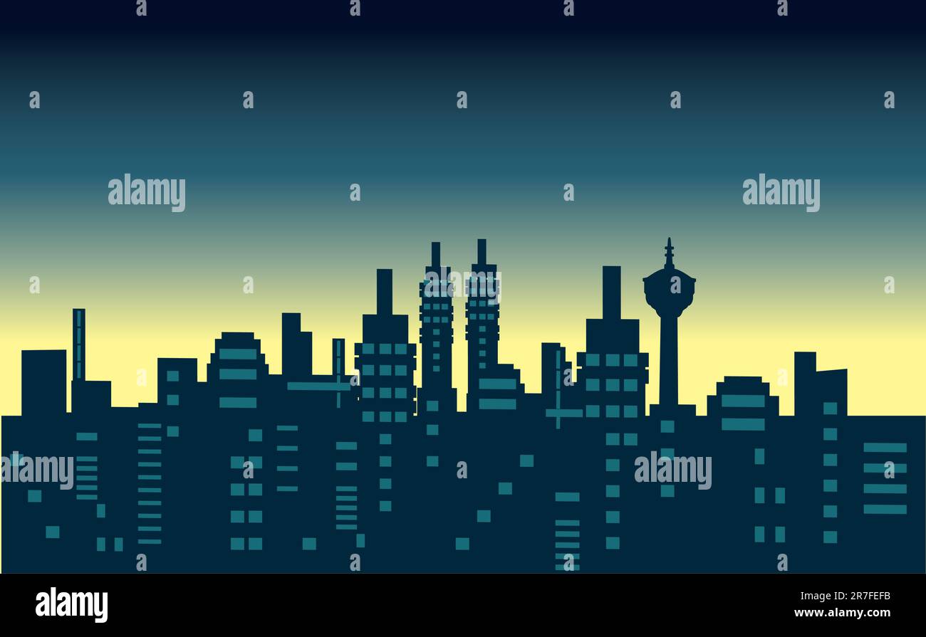 Industrial side view landscape Stock Vector Images - Alamy