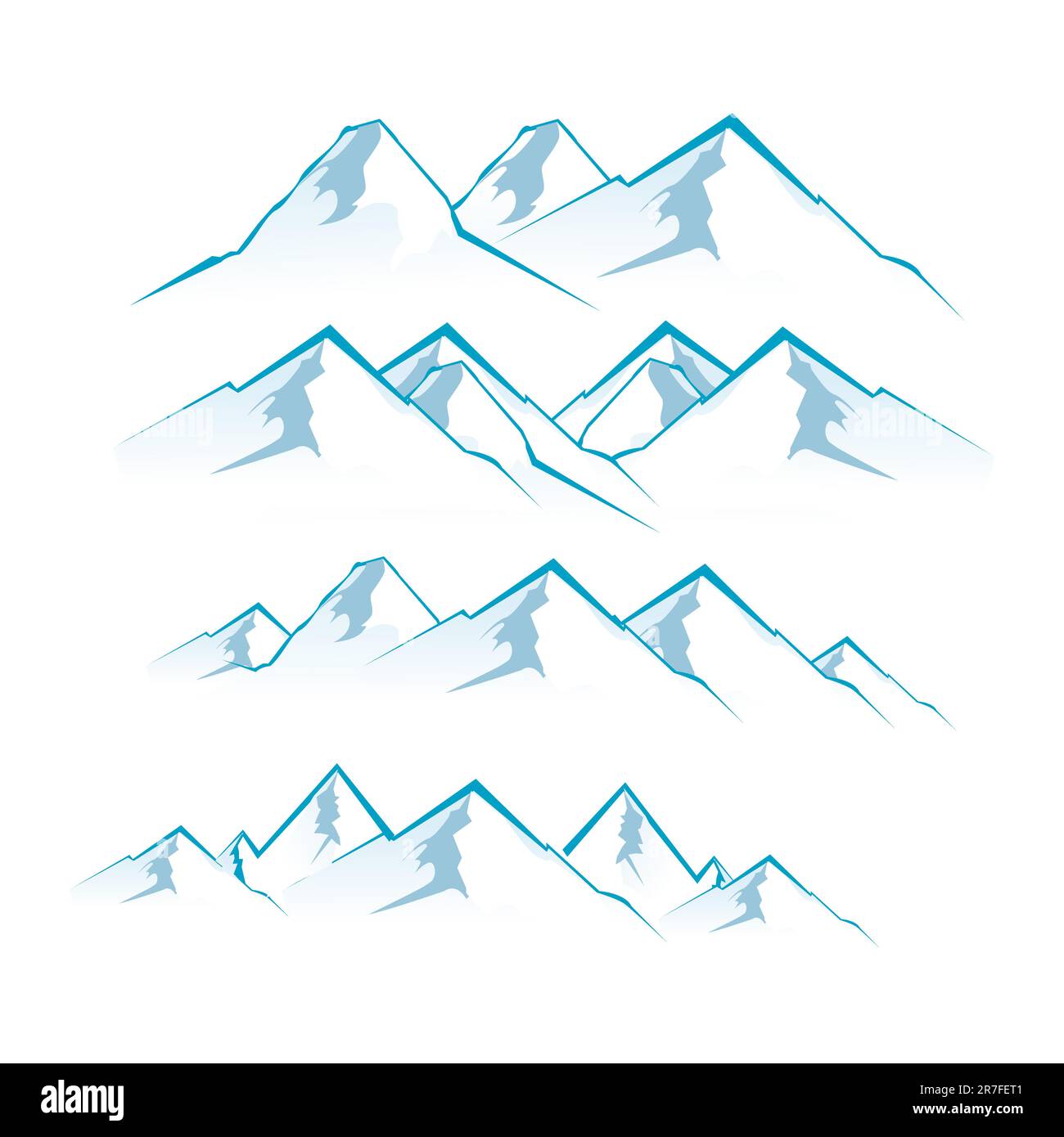 Scenic view on natural Stock Vector Images - Alamy