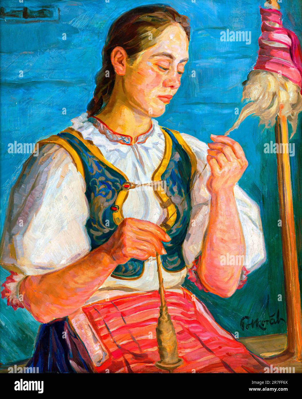 Female spinner hi-res stock photography and images - Alamy