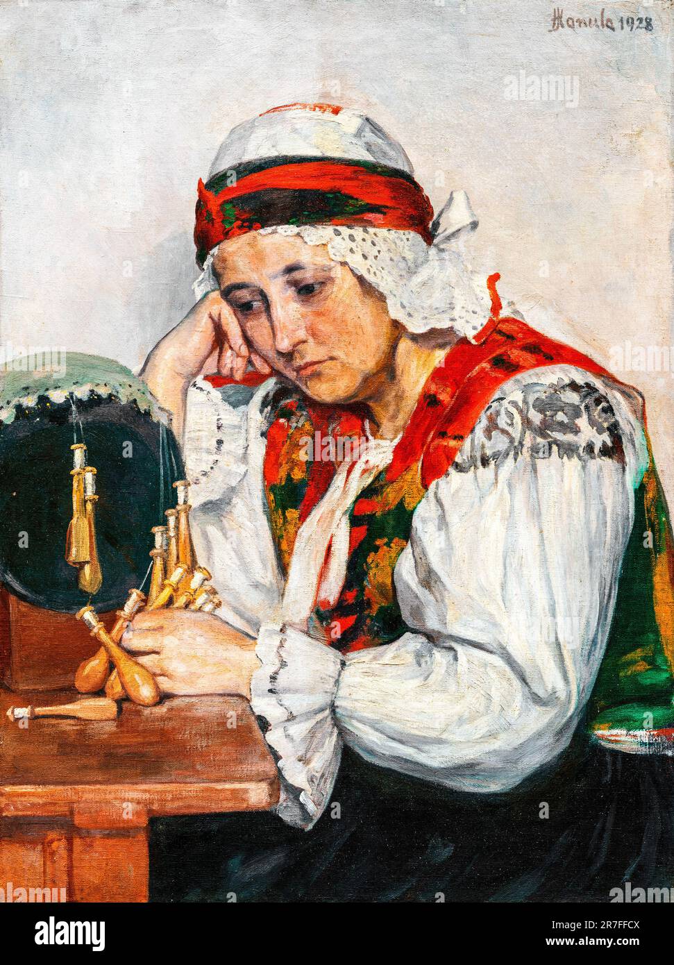 Lacemaker painting hi-res stock photography and images - Alamy