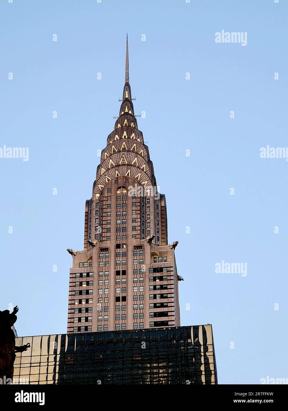 The Iconic Chrysler Building at dusk from 42nd Street Stock Photo - Alamy