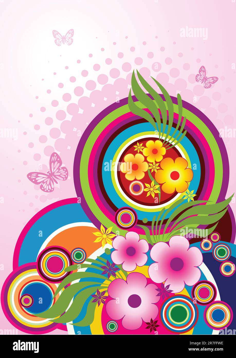 colorful circles, vector Stock Vector Image & Art - Alamy