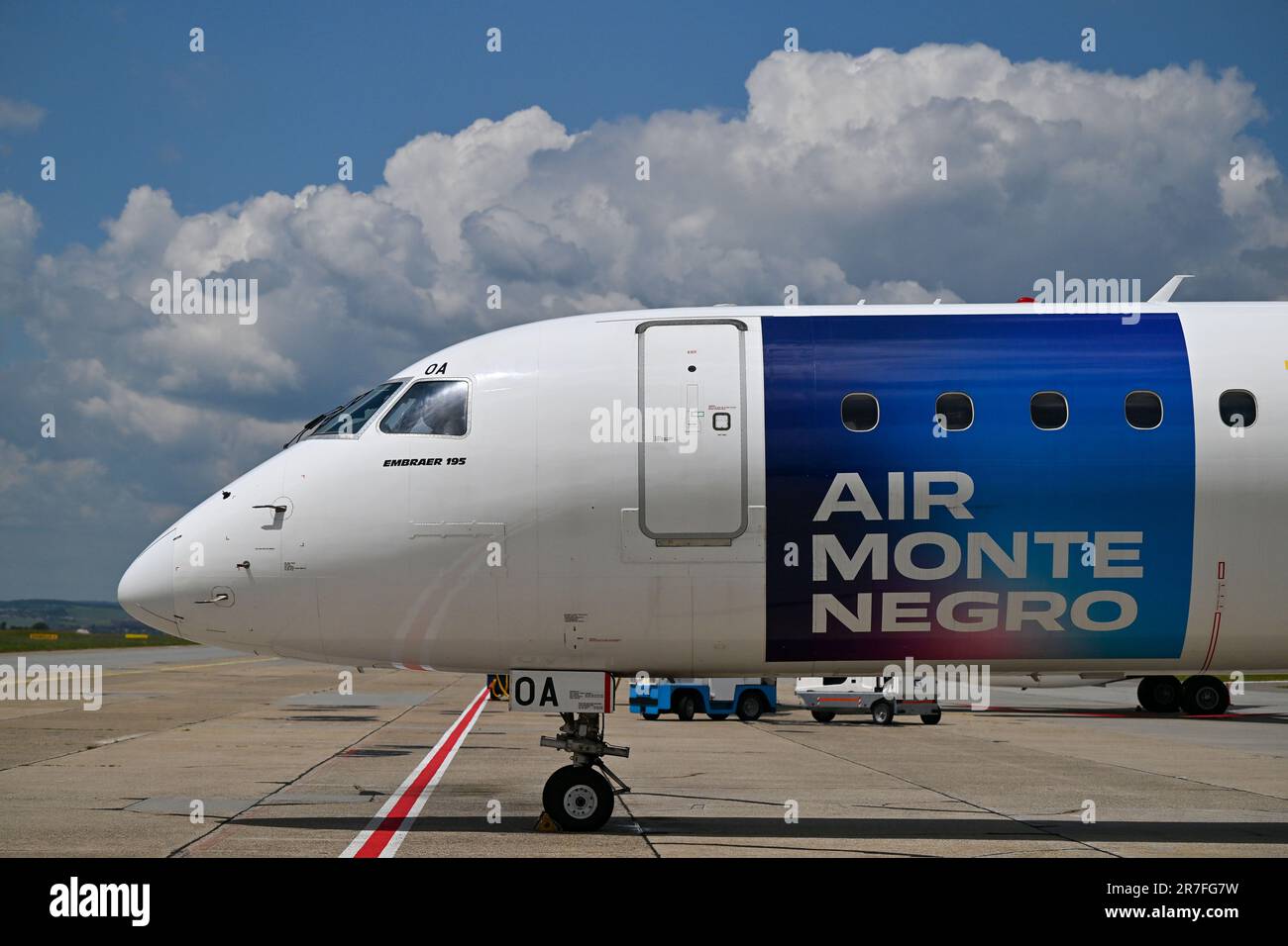First flight of the new regular seasonal route between Tivat in ...