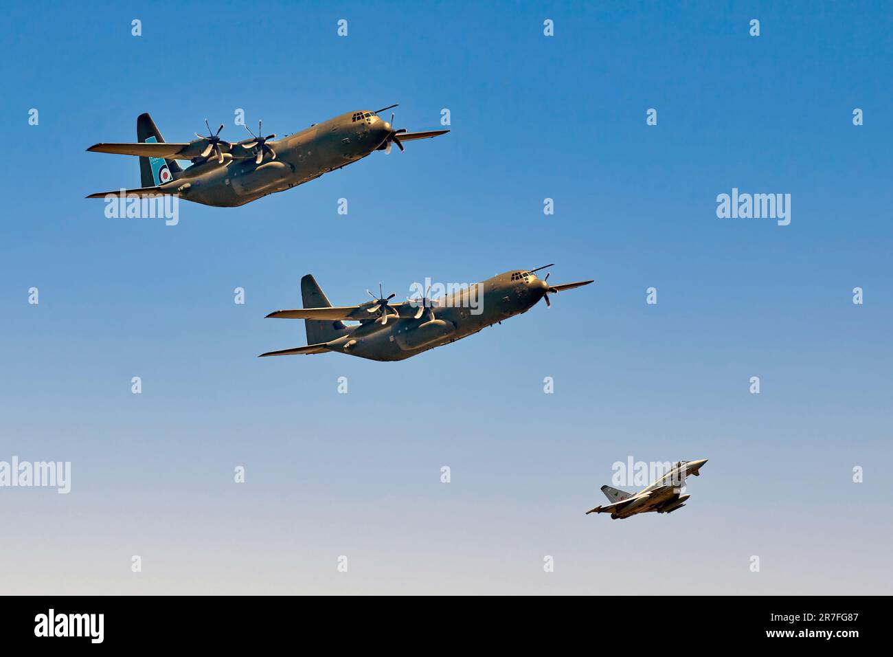 Hercules Final Flypast RAF Lossiemouth Stock Photo - Alamy