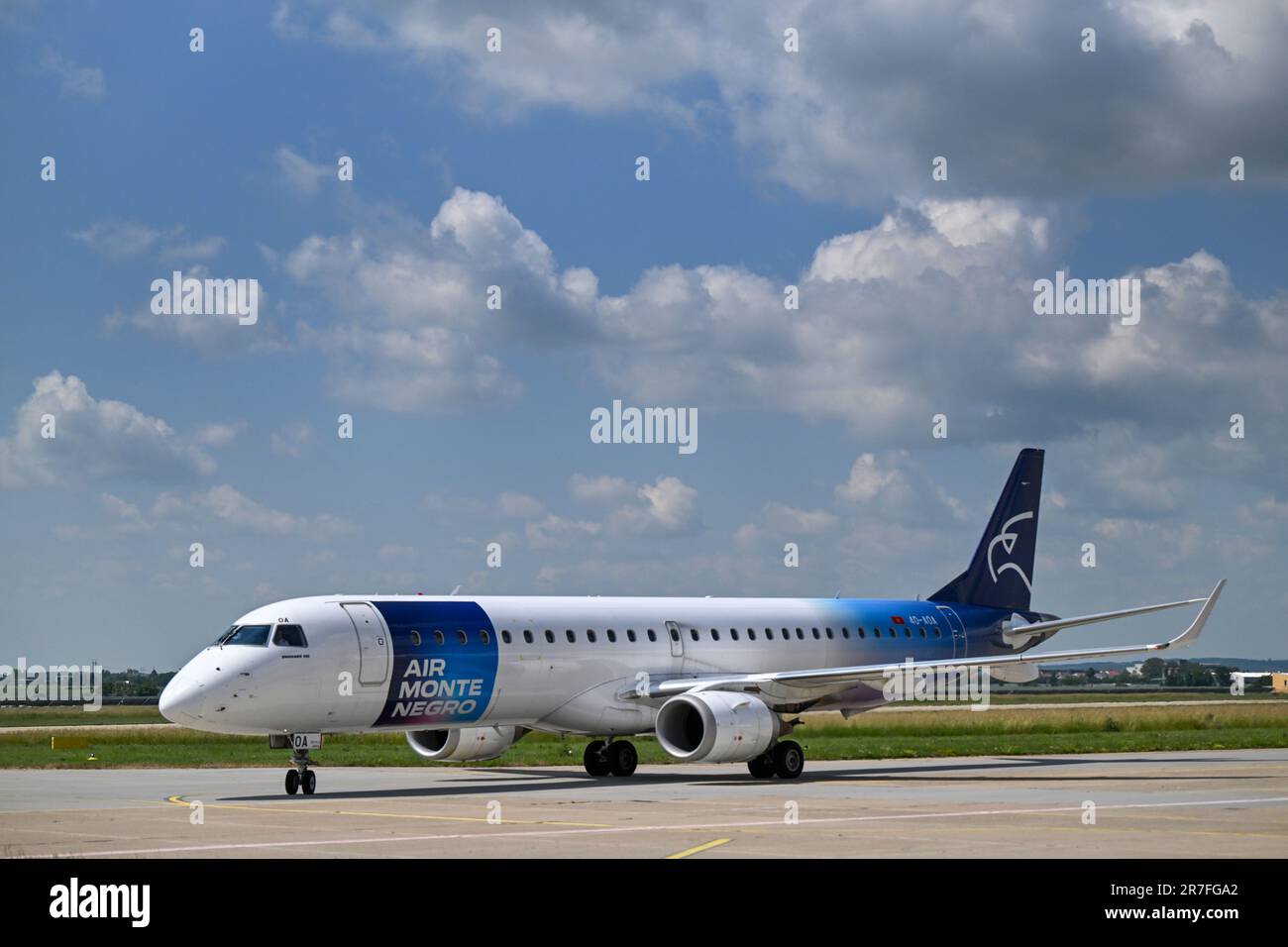 First flight of the new regular seasonal route between Tivat in ...