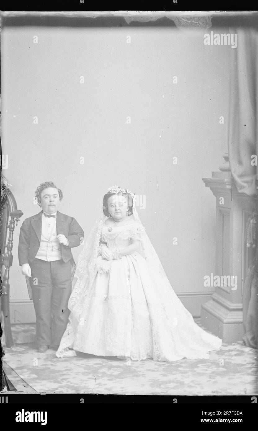 Charles and Lavinia Stratton c. 1860-1870 Stock Photo - Alamy