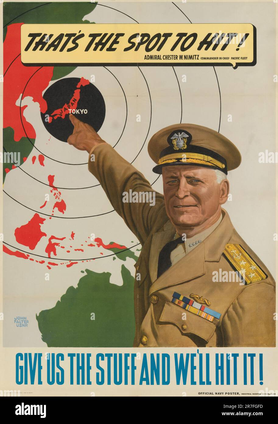 Chester William Nimitz 1944 Stock Photo - Alamy