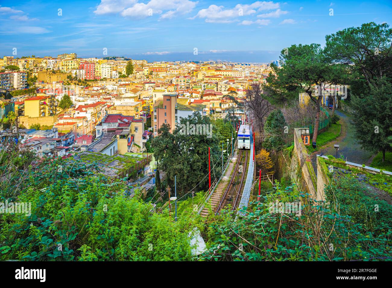 Funicular transport in naples city hi-res stock photography and images ...