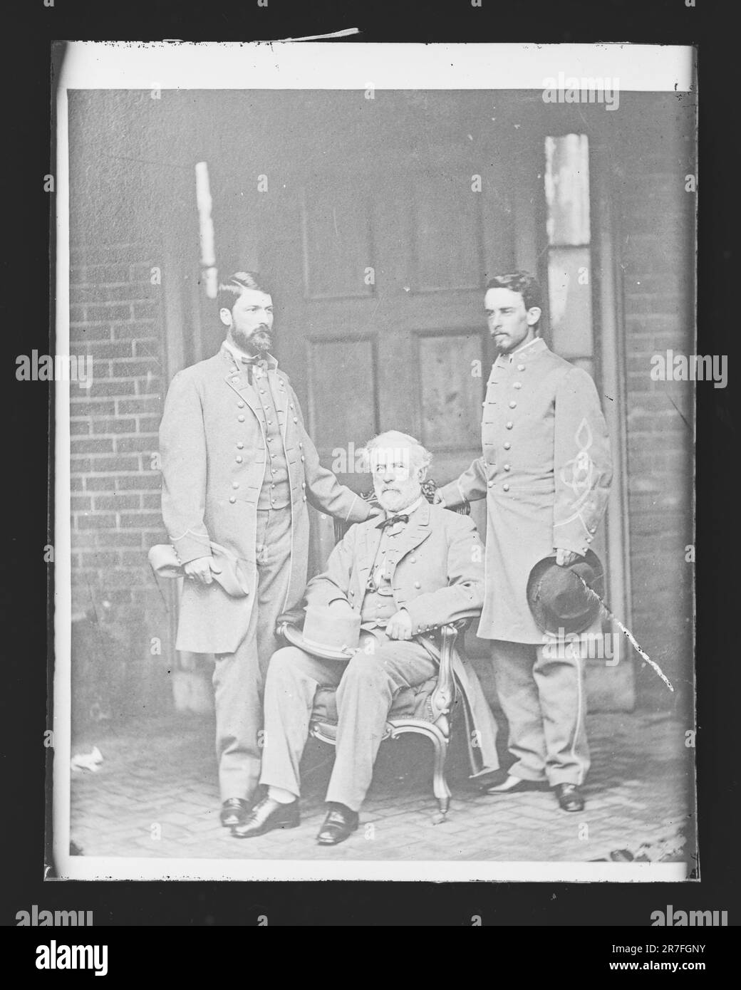 Robert E. Lee and Staff [G.W.C. Lee and Walter H. Taylor] c. 1860-70 ...