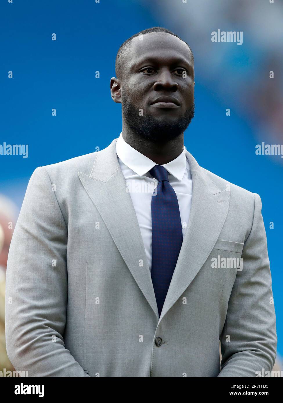England Head Coach, Stormzy ahead of Soccer Aid for UNICEF 2023 at Old ...