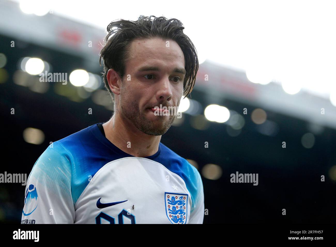 England's Liam Payne looks on during Soccer Aid for UNICEF 2023 at Old ...
