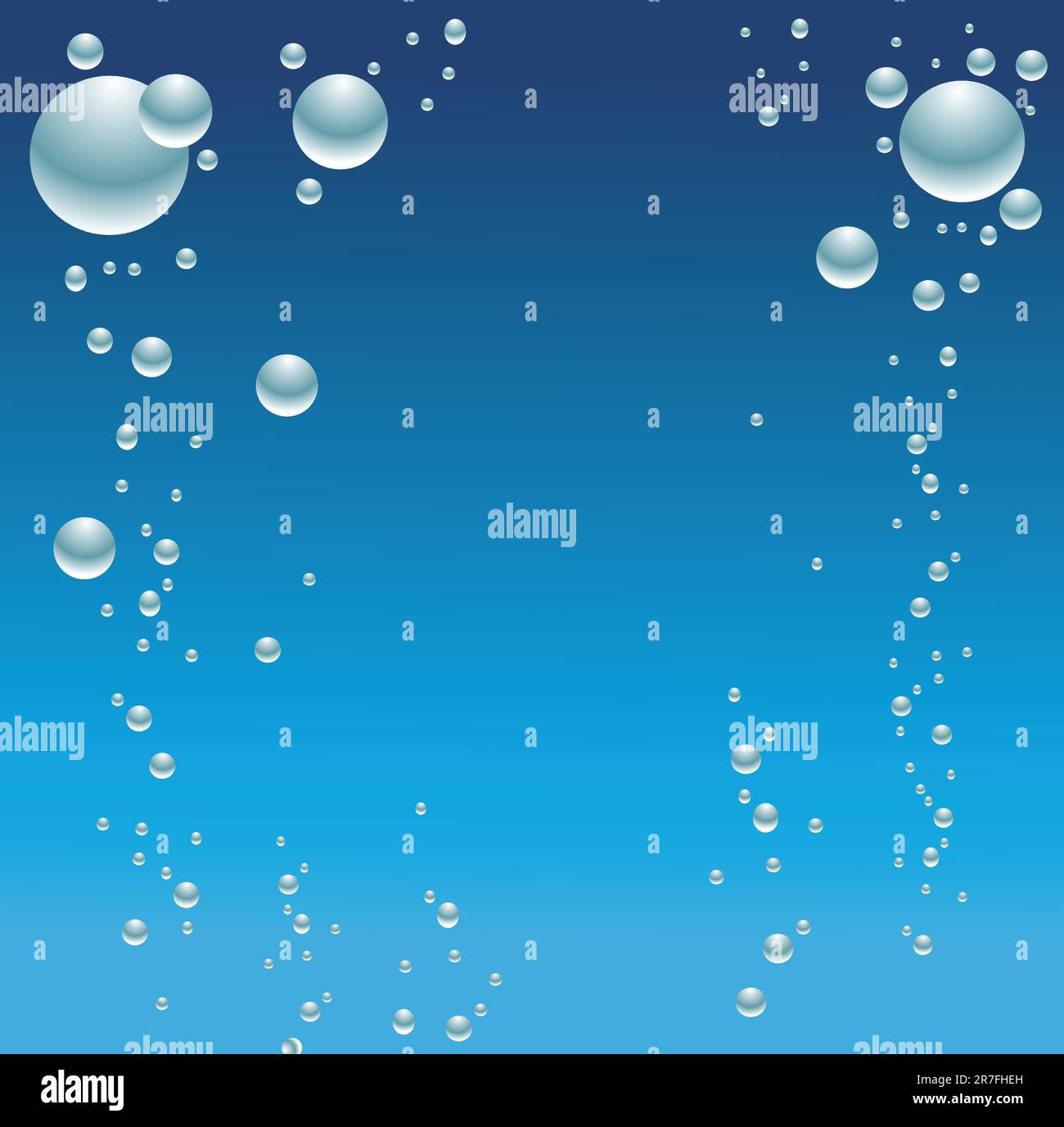 bubbles in the layer of water Stock Vector Image & Art - Alamy