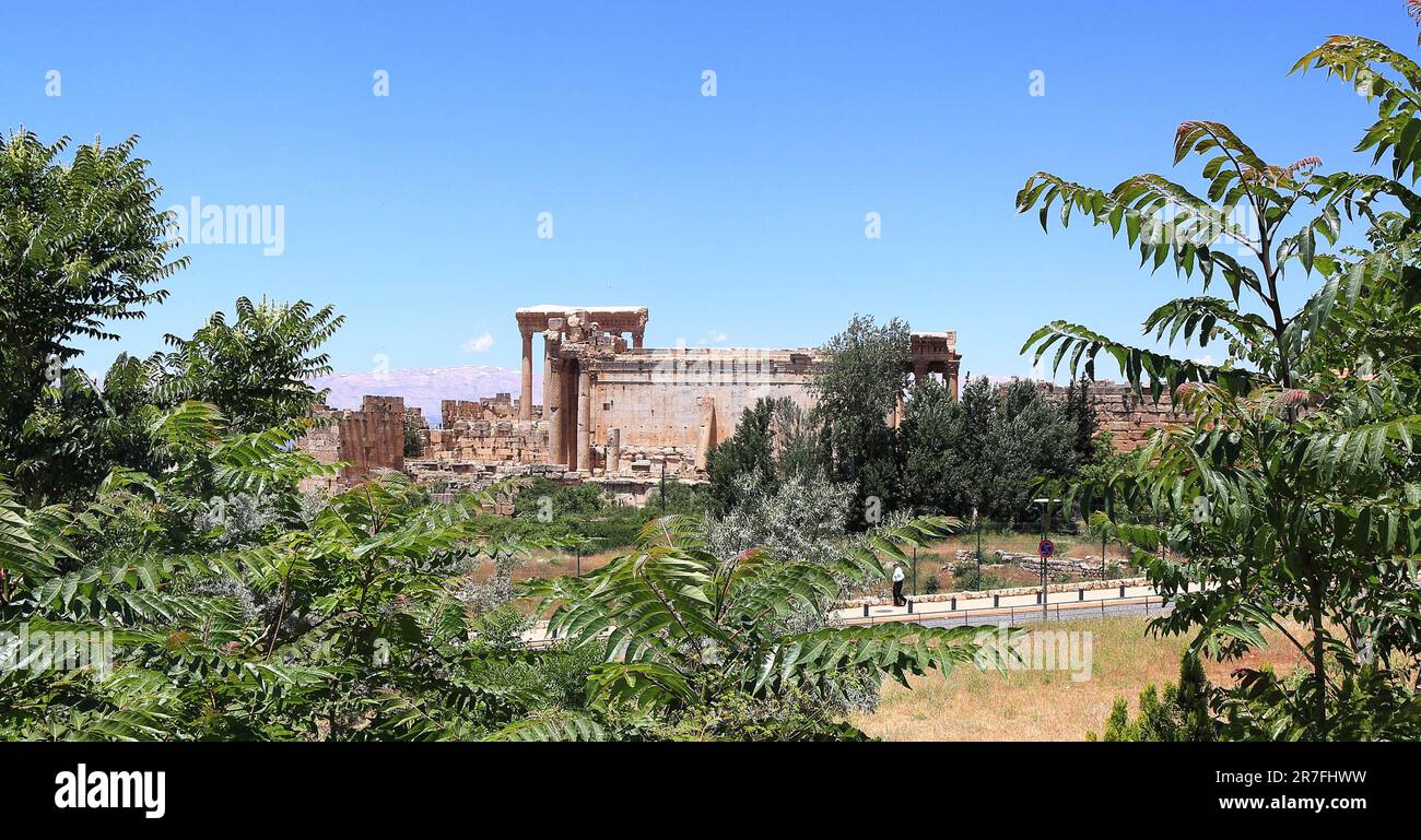 Baalbek, Lebanon: The famous Roman ruins in the beqaa valley of Lebanon ...