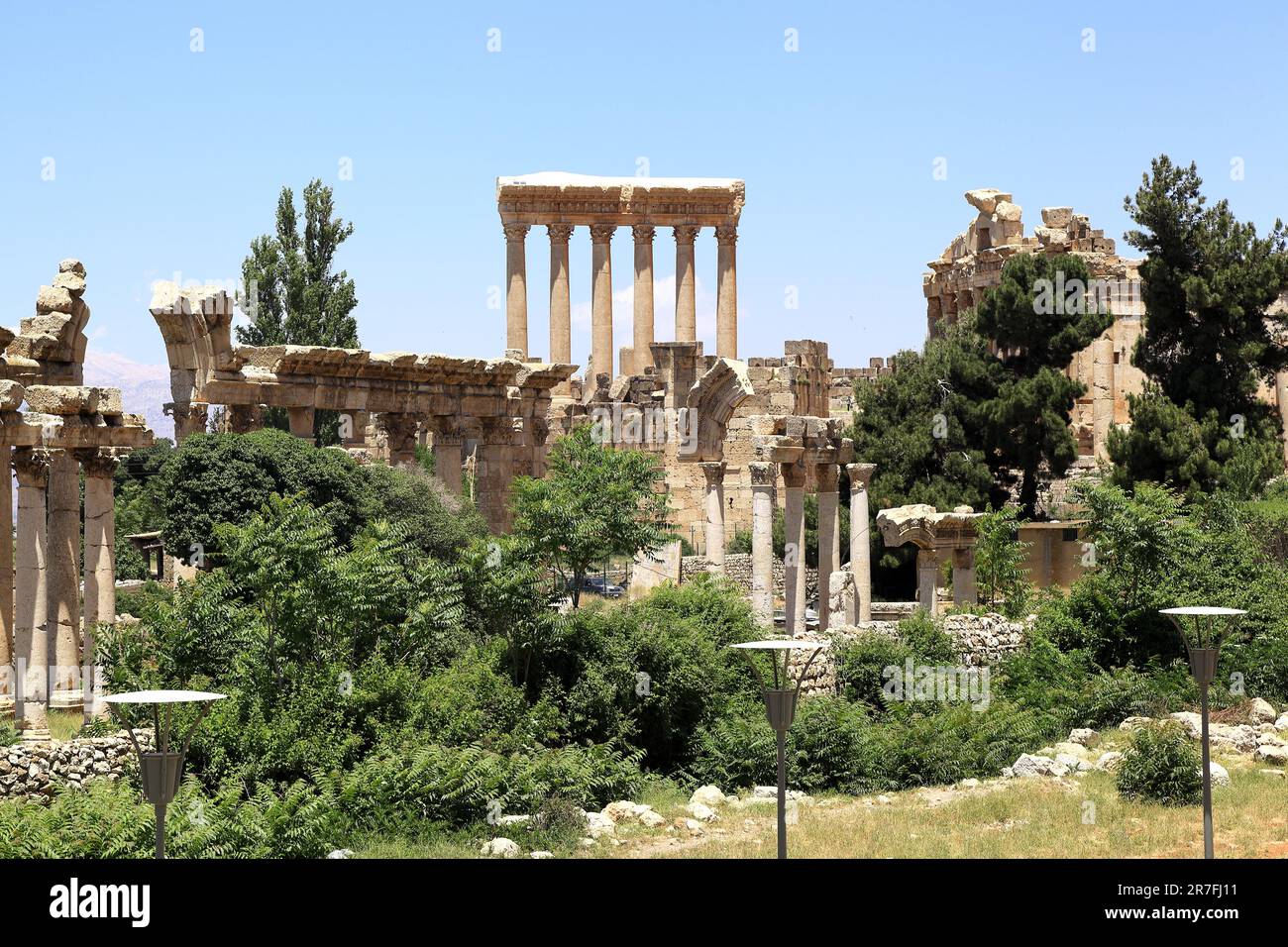 Baalbek, Lebanon: The famous Roman ruins in the beqaa valley of Lebanon ...