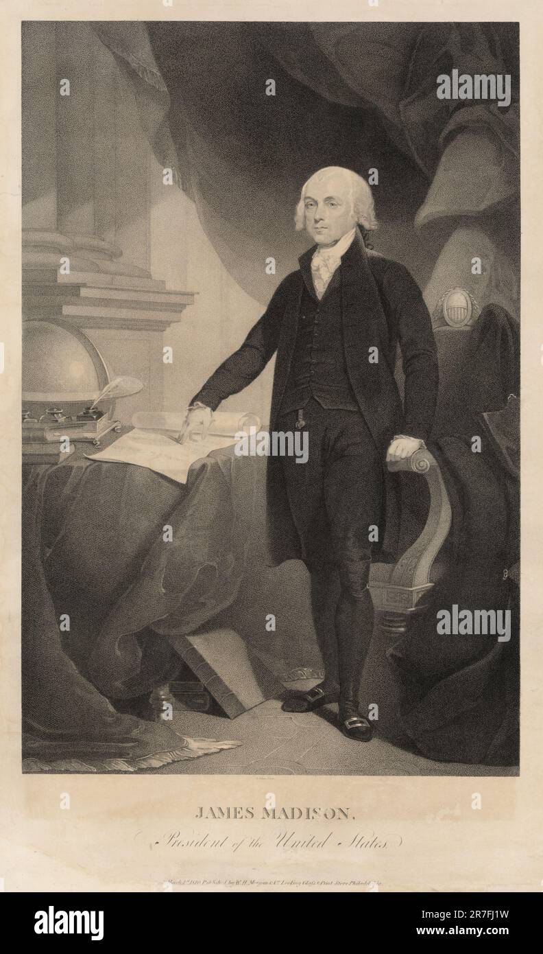 United states constitution james madison hi-res stock photography and ...