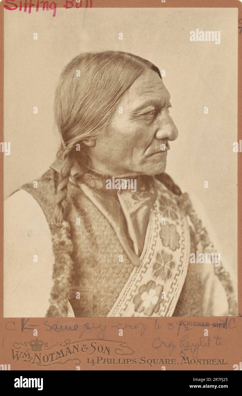 Native american leader sitting bull hi-res stock photography and images ...