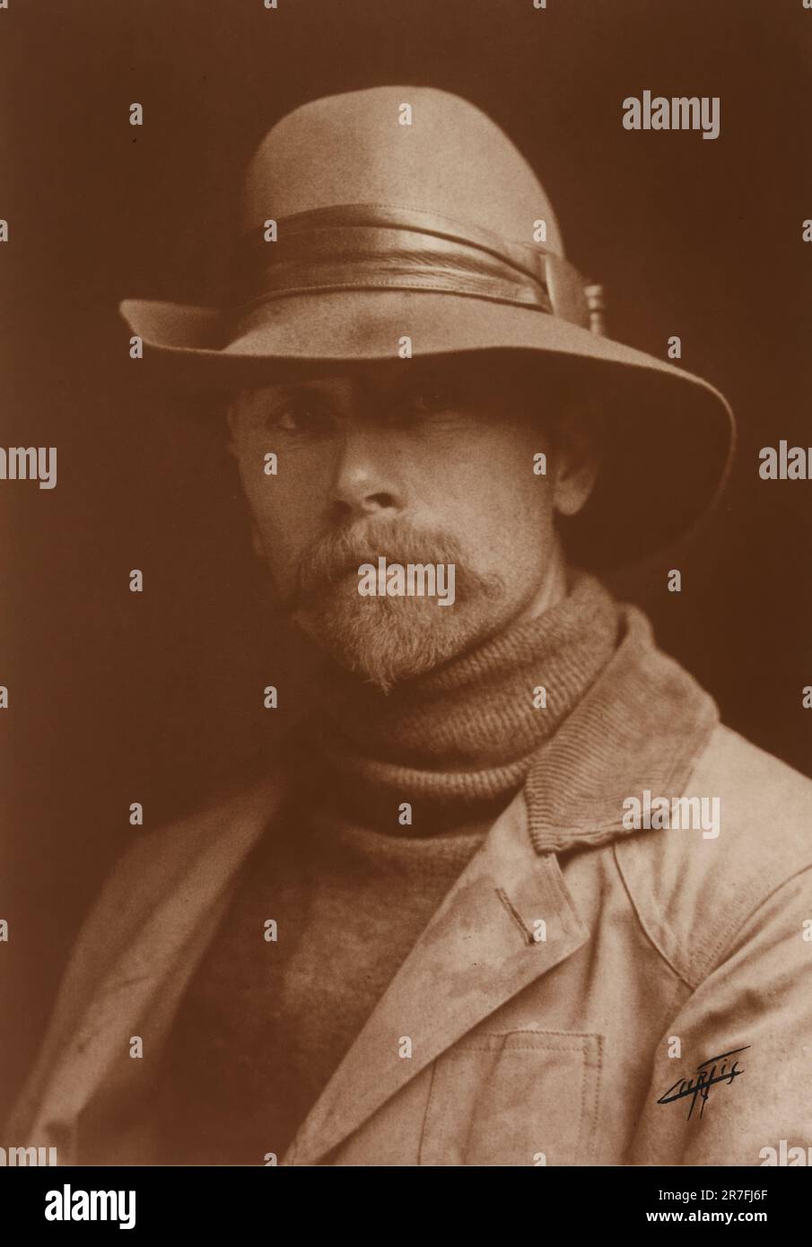 Edward Sheriff Curtis Self-Portrait 1899 Stock Photo - Alamy