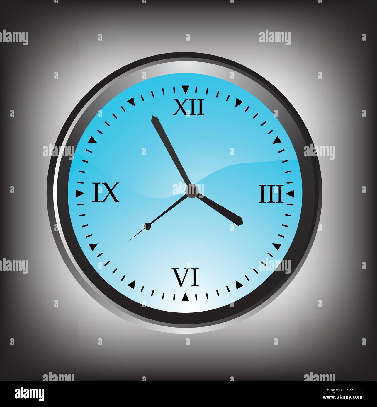 vector illustration of wall clock Stock Vector Image & Art - Alamy