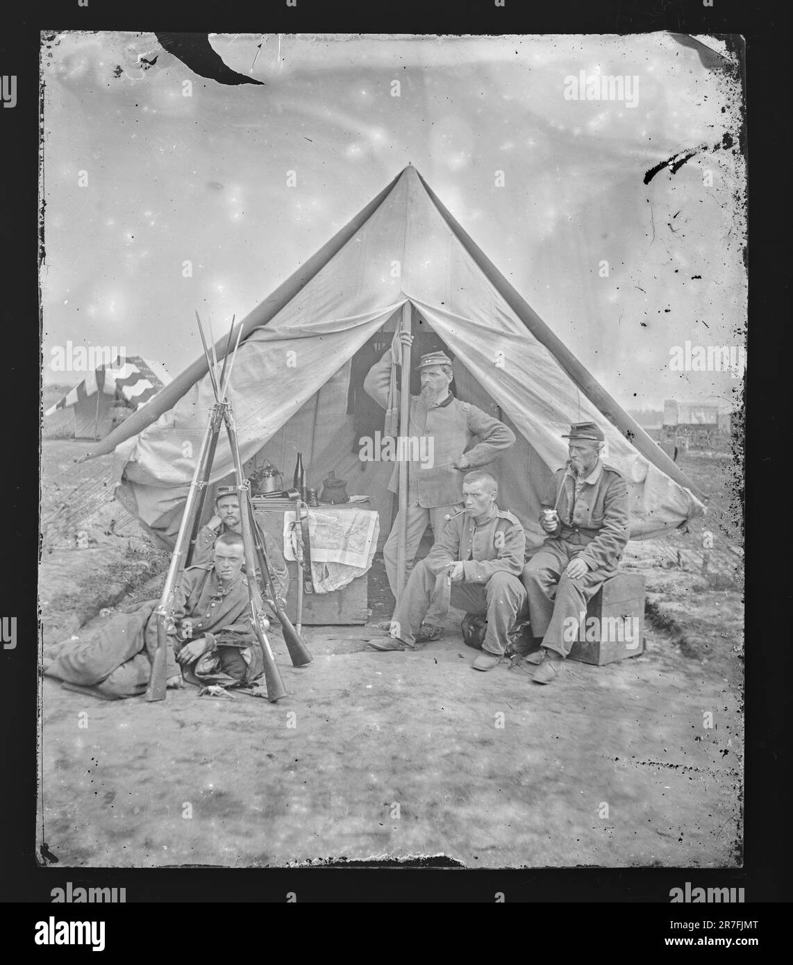 Mathew brady civil war camp hi-res stock photography and images - Alamy