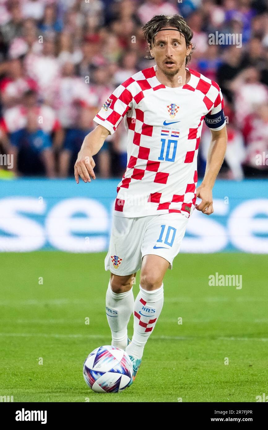 Rotterdam, Netherlands. 14th June, 2023. Rotterdam - Luka Modric of ...