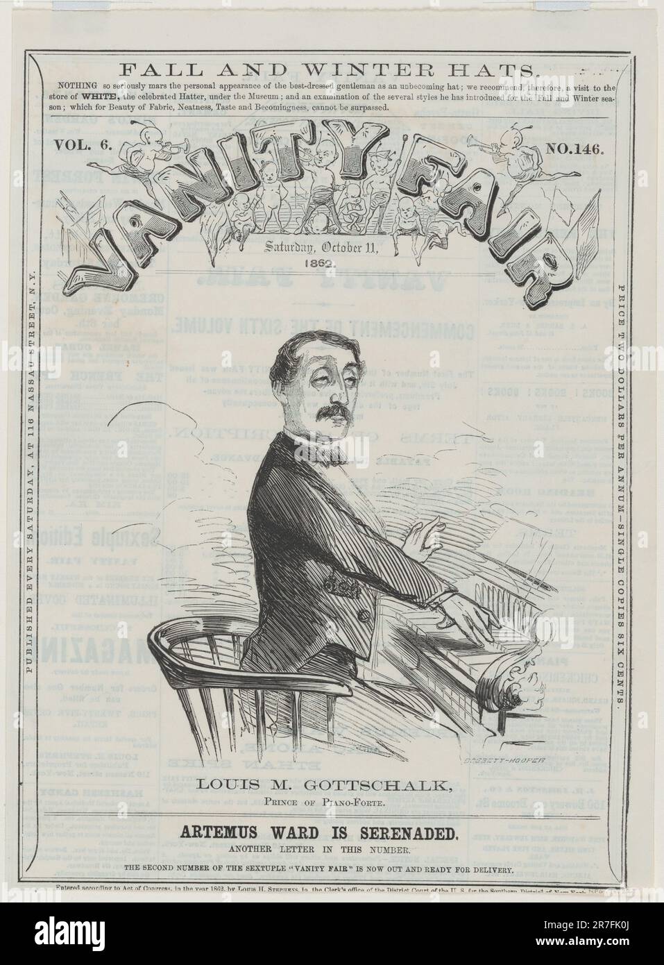 Louis Moreau Gottschalk 1862 Stock Photo - Alamy