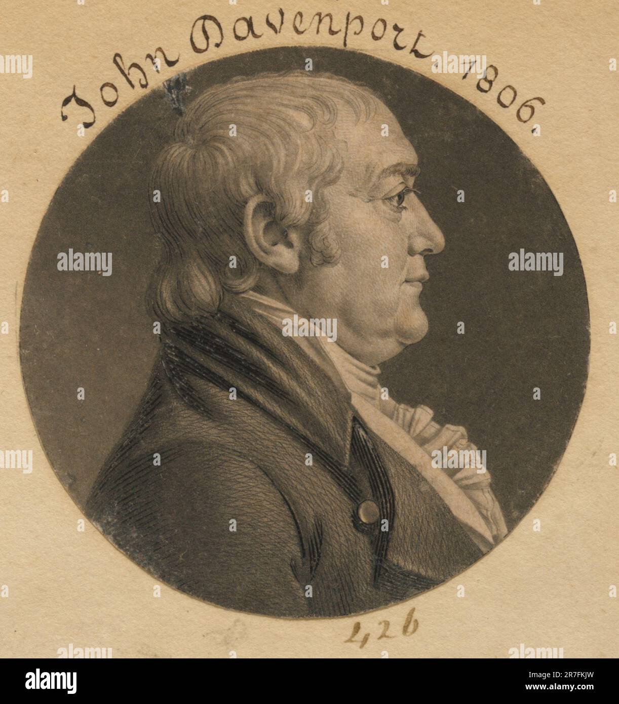 John Davenport 1806 Stock Photo - Alamy