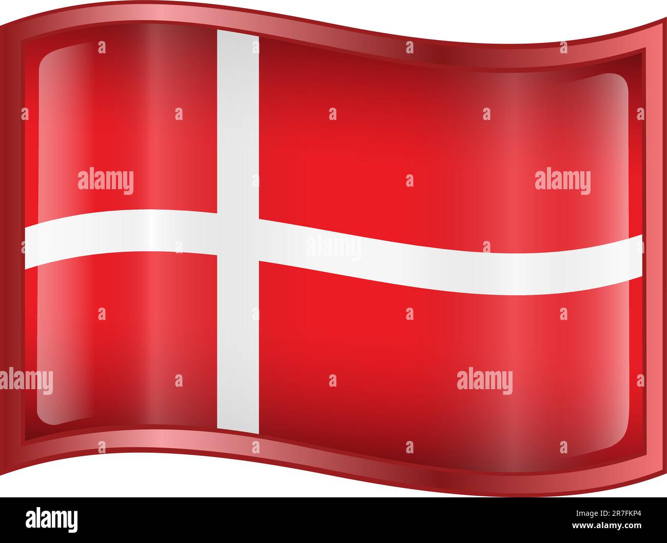Danish flag Stock Vector Images - Alamy
