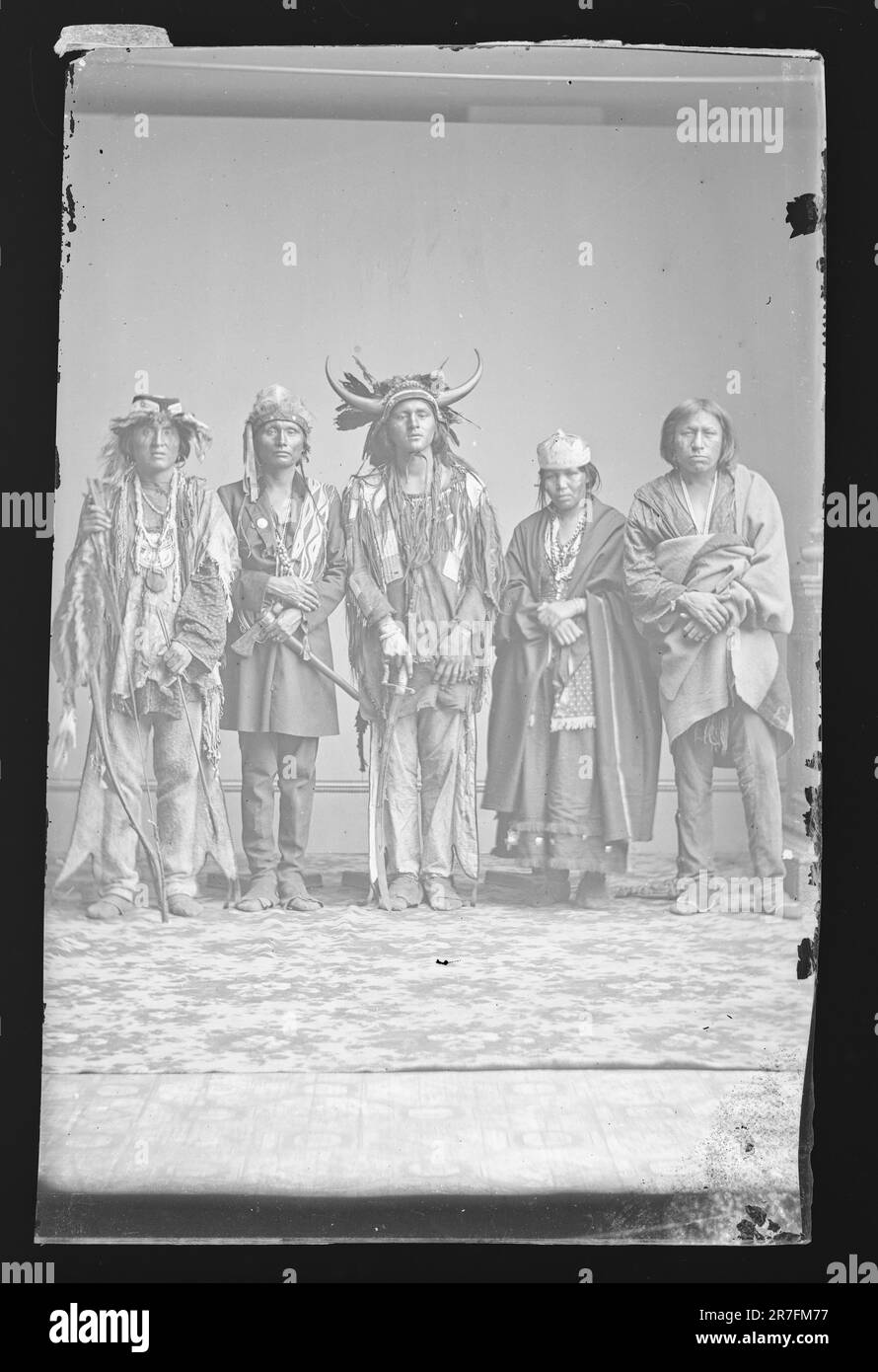 Indian Group c. 1860-1870 Stock Photo - Alamy