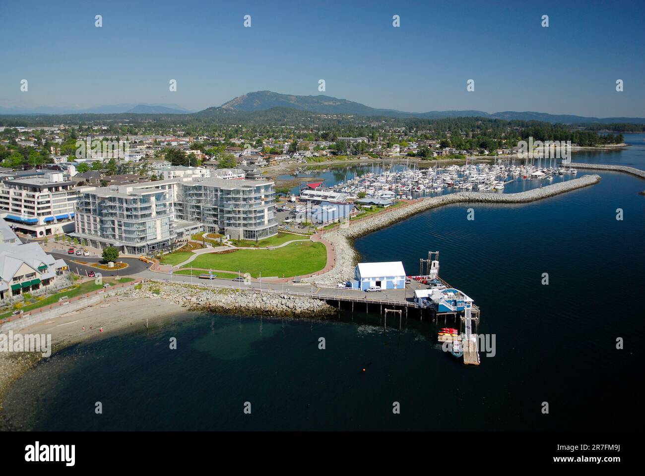 Aerial image of Sidney, BC, Canada Stock Photo - Alamy