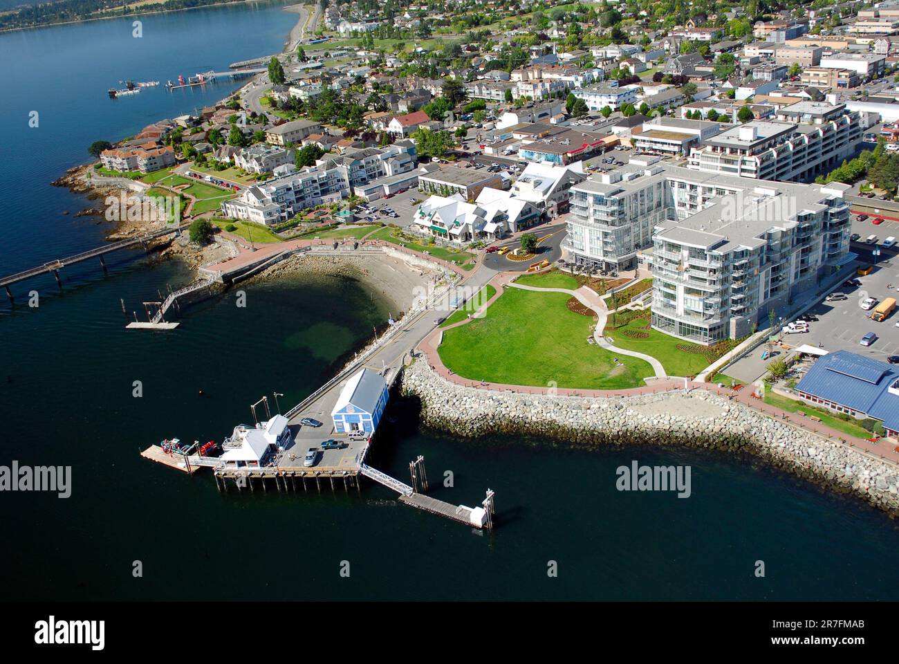 Aerial image of Sidney, BC, Canada Stock Photo - Alamy