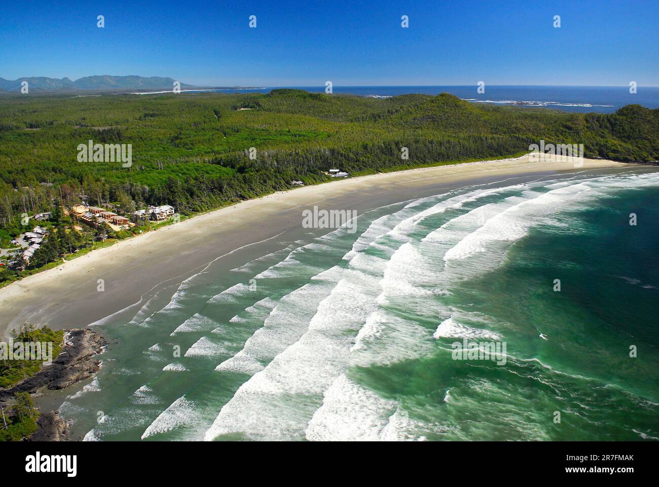 Aerial long beach vancouver island hi-res stock photography and images ...
