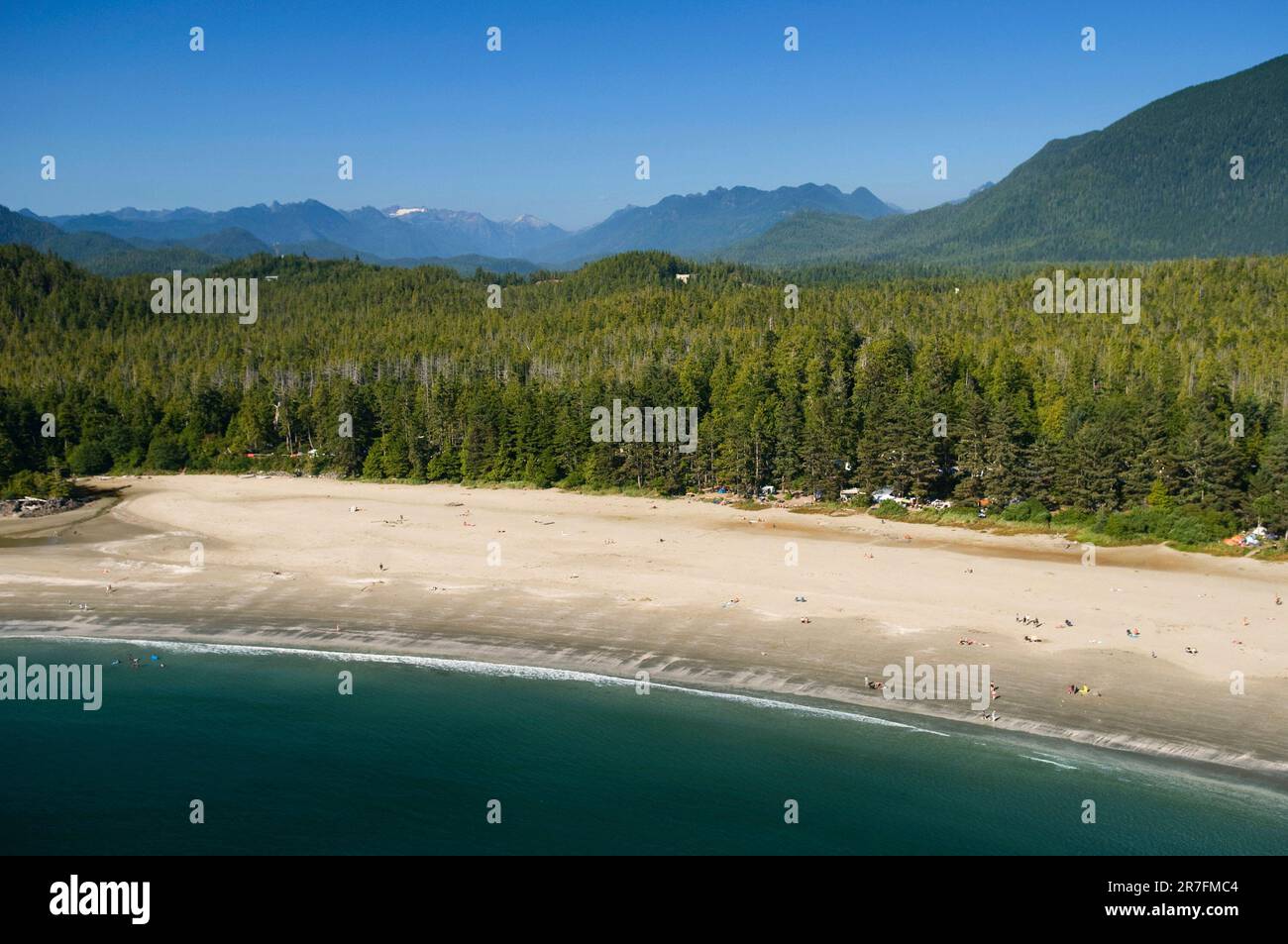 Aerial of MacKenzie Beach, Vancouver Island BC Stock Photo - Alamy