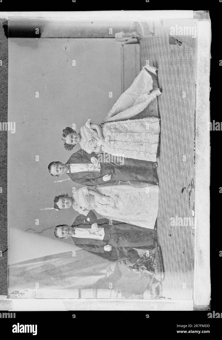 Strattons, G.W.M. Nutt and Minnie Warren c. 1860-1870 Stock Photo - Alamy