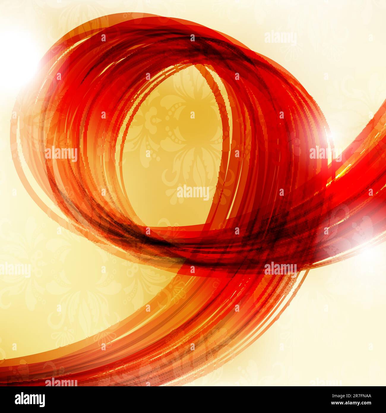 Vector red and gold background with bright light Stock Vector Image ...