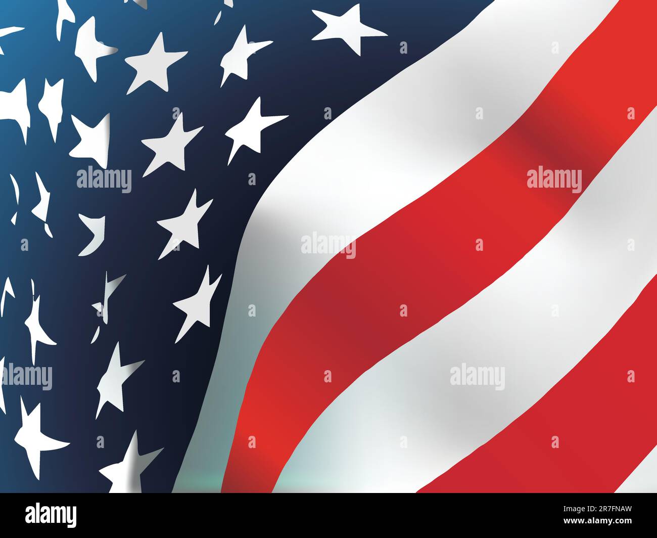 White line usa independence day Stock Vector Images - Alamy