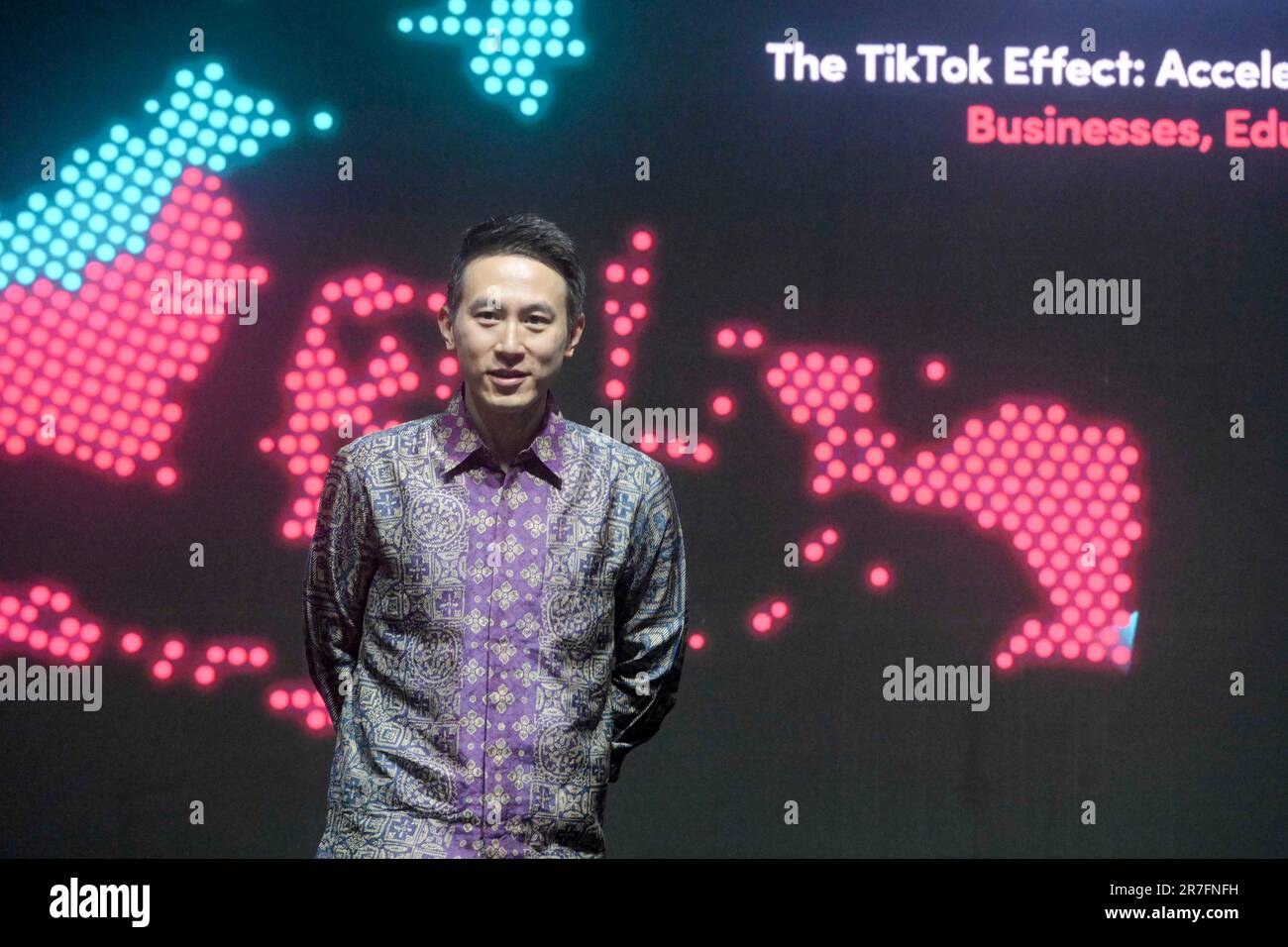 Jakarta, Indonesia. 15th June, 2023. TikTok Chief Executive Officer ...