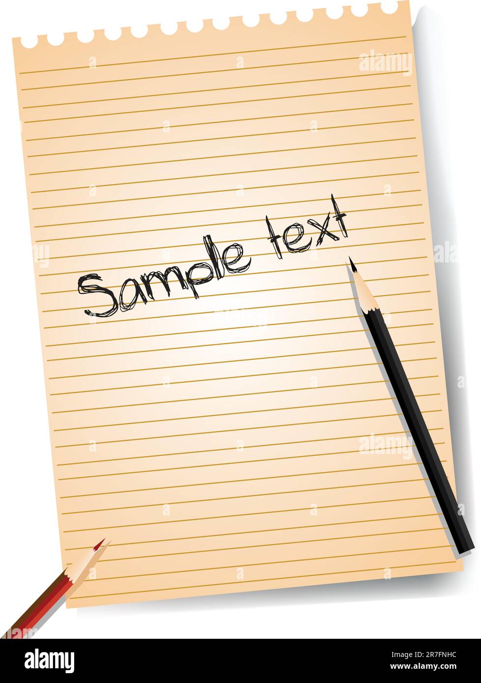 Note cutout Stock Vector Images - Alamy