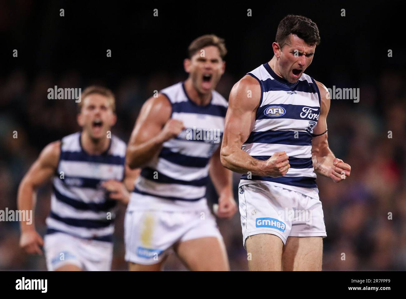 Adelaide, Australia. 15th June, 2023. Mark O'Connor of the Cats ...