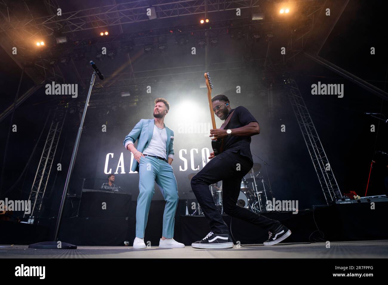 Bergen, Norway. 14th June, 2023. The English singer Calum Scott ...