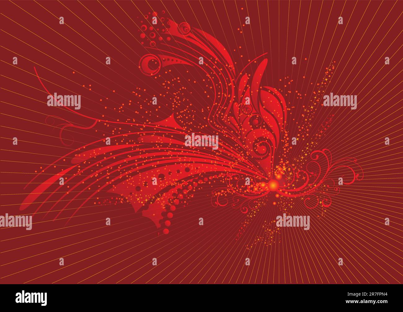 Wave line curl color Stock Vector Images - Alamy