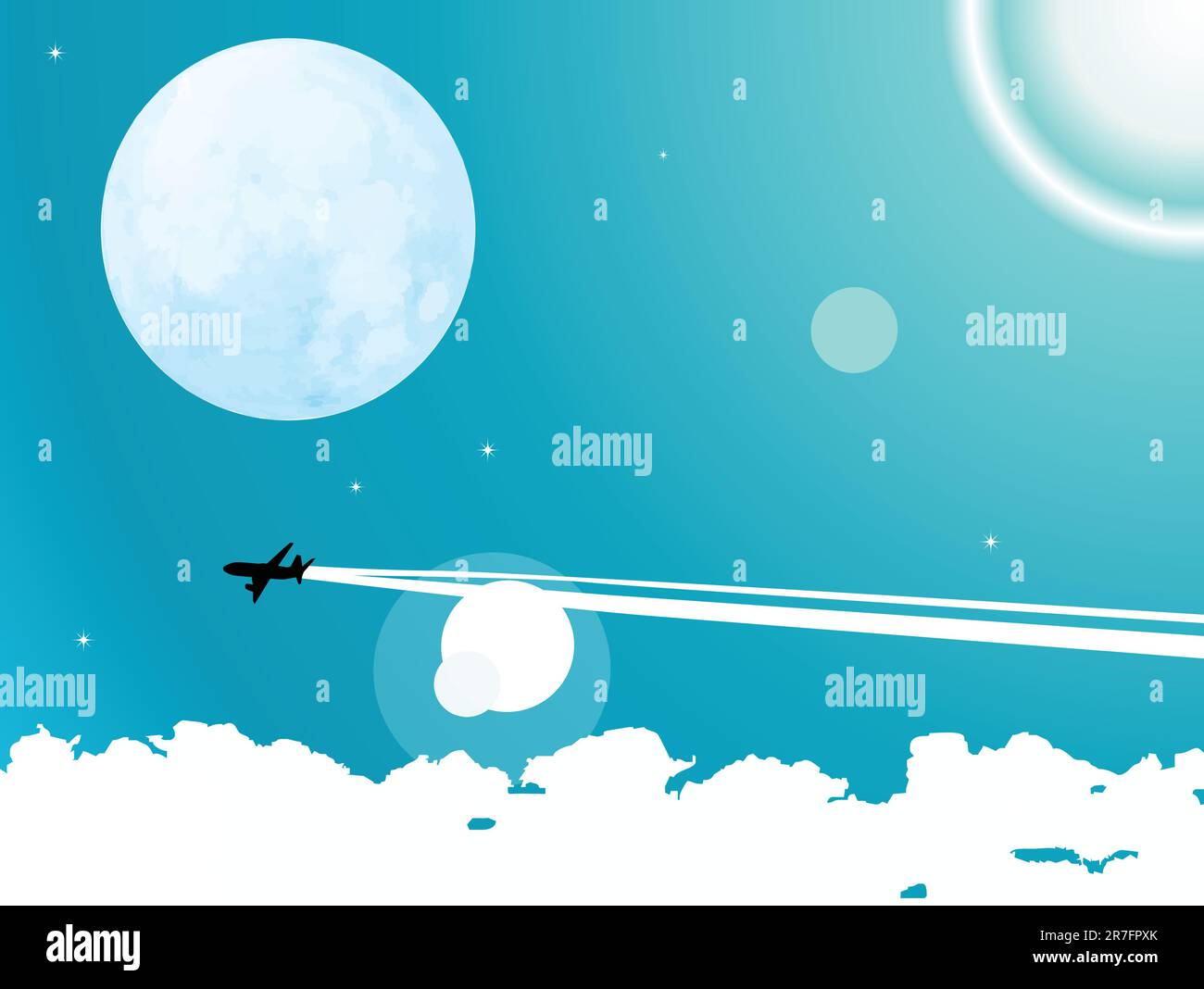 Plane inversion trail sky hi-res stock photography and images - Alamy