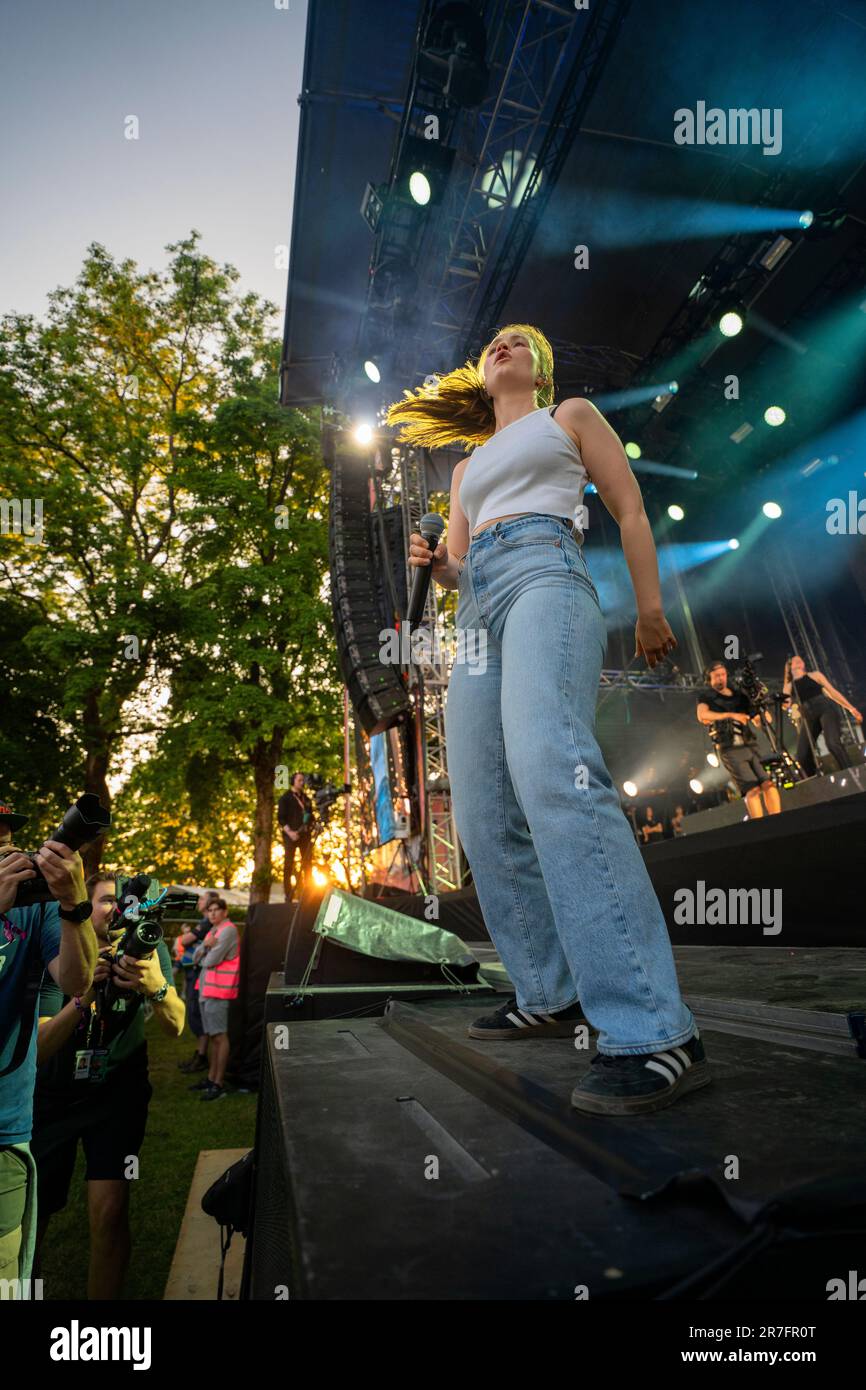 Bergen, Norway. 14th June, 2023. The Norwegian singer and songwriter ...