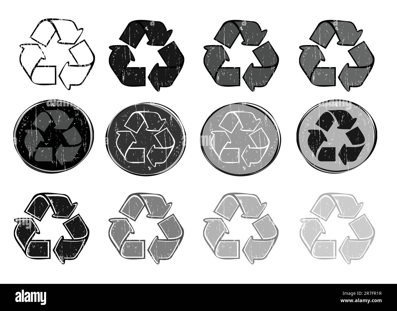 Reduce reuse recycle sign Black and White Stock Photos & Images - Alamy