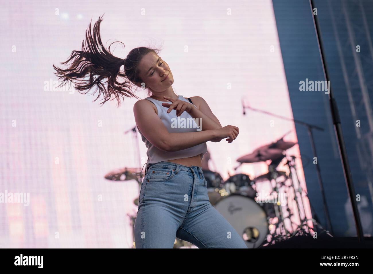 Bergen, Norway. 14th June, 2023. The Norwegian singer and songwriter ...