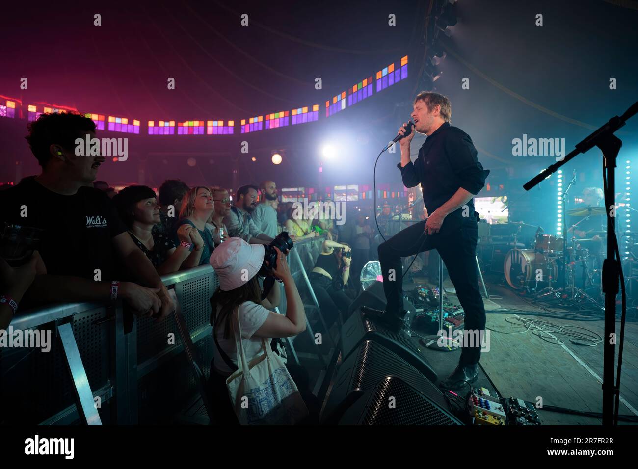 Bergen, Norway. 14th June, 2023. The American rock band Spoon performs ...